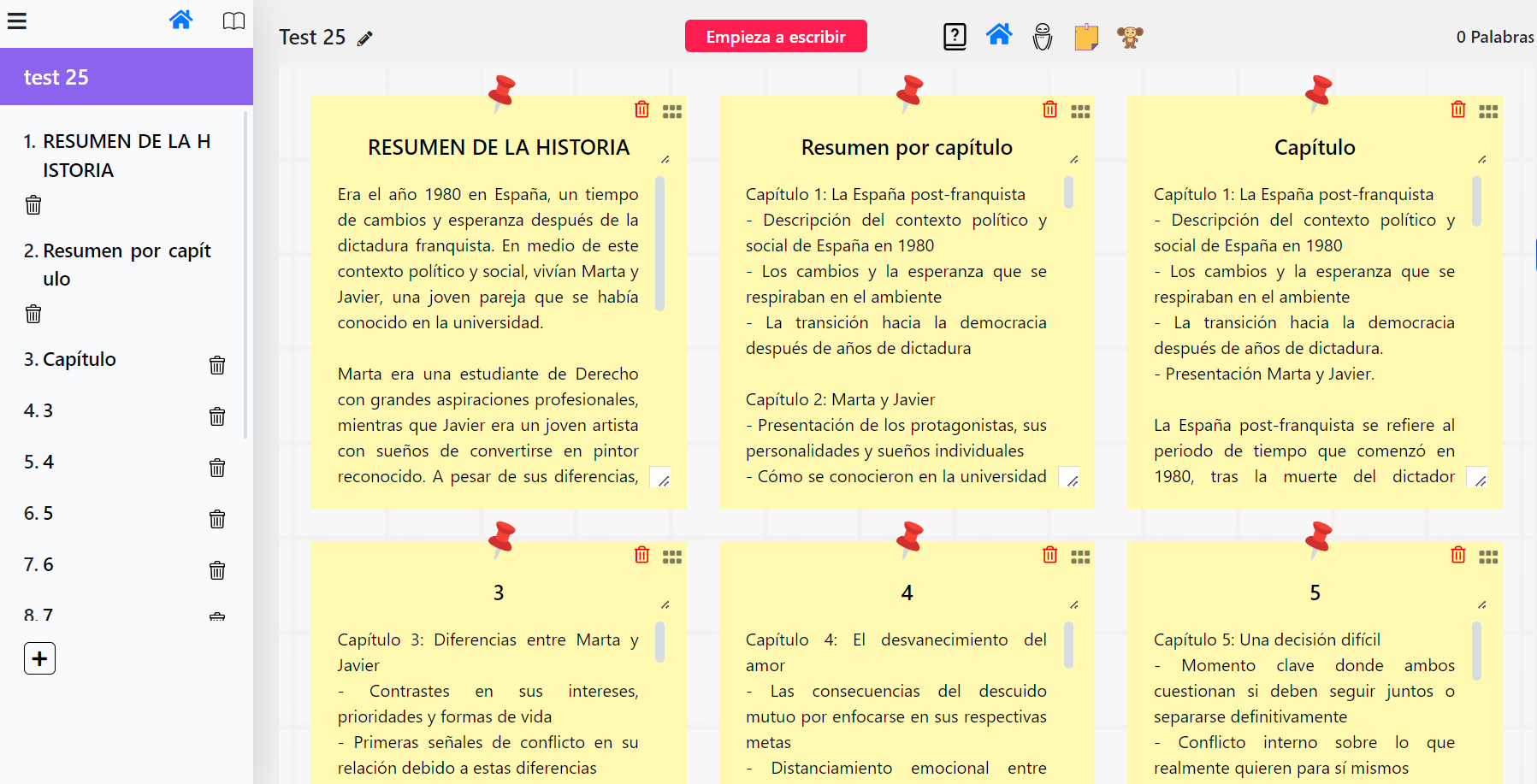 Plan de Escritura de Novela: Guía Completa
